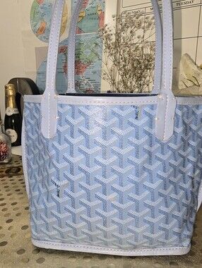 Street Designer | Bags | Go To Yard Mini Reveresible Small Tote In Iris ...